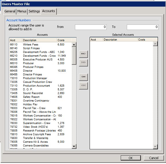 ‘Menus’ – ‘Setup’ – ‘Users’ – mydaEs Online Manual