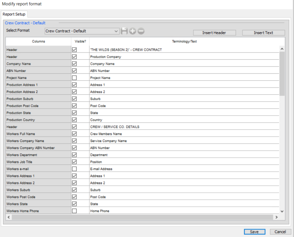‘Menus’ – ‘Setup’ – ‘Custom Reports’ – mydaEs Online Manual